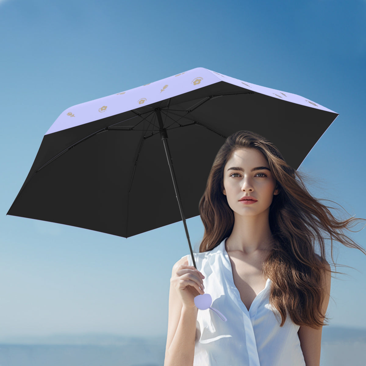 RUMBRELLA Mini Umbrella UV Travel Compact Umbrella UPF 50+ Waterproof