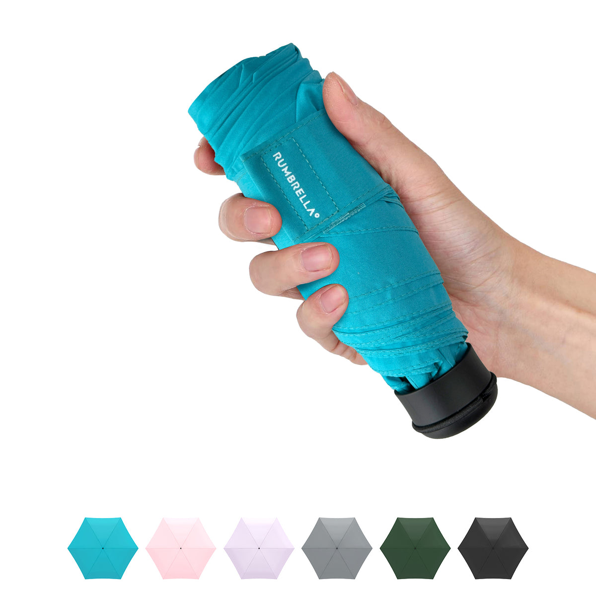 RUMBRELLA Mini Umbrella Small UV Umbrella Fast Dry and 39in Ultra Ligh