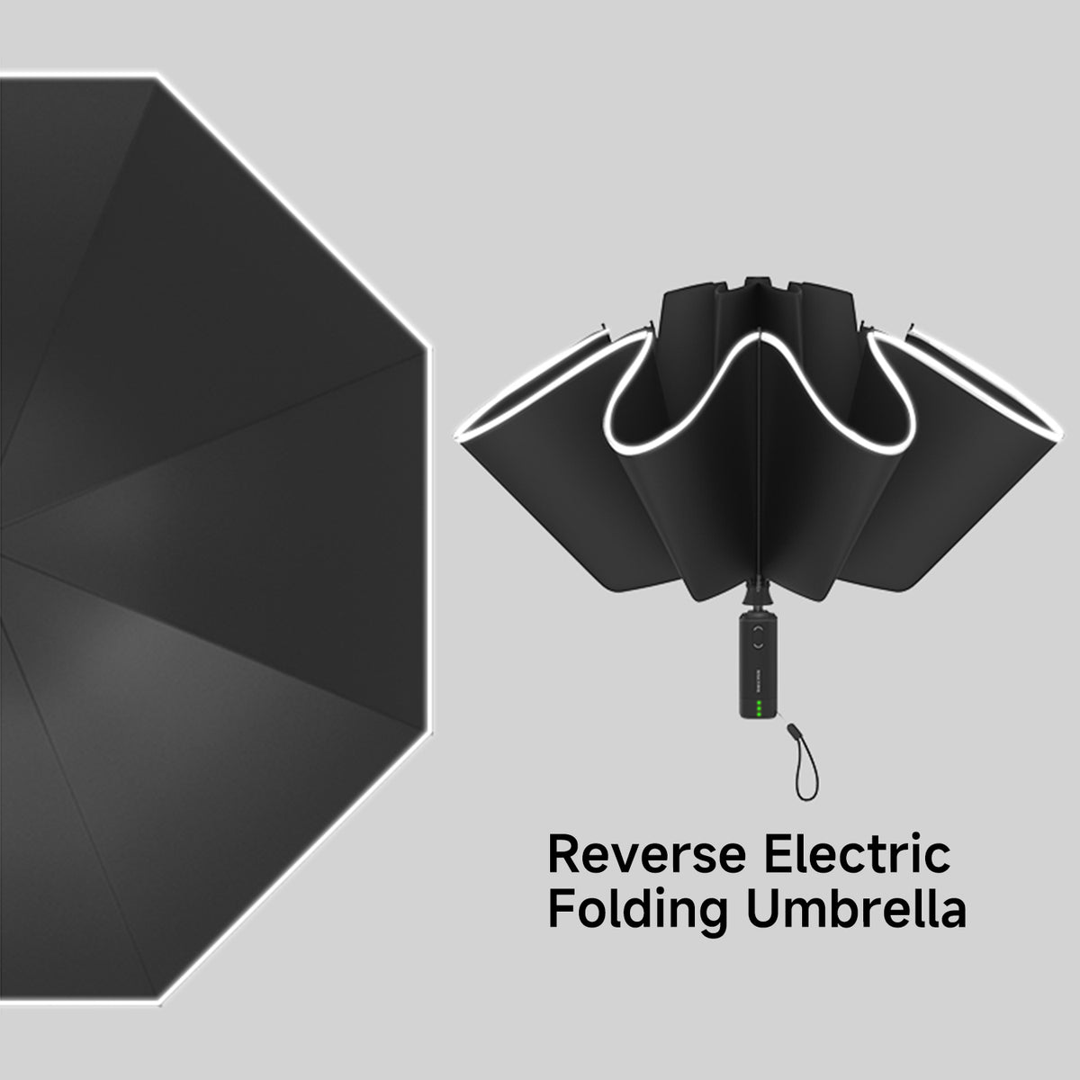 RUMBRELLA RISETIME Inverted Folding Smart Umbrella One-Button Automati