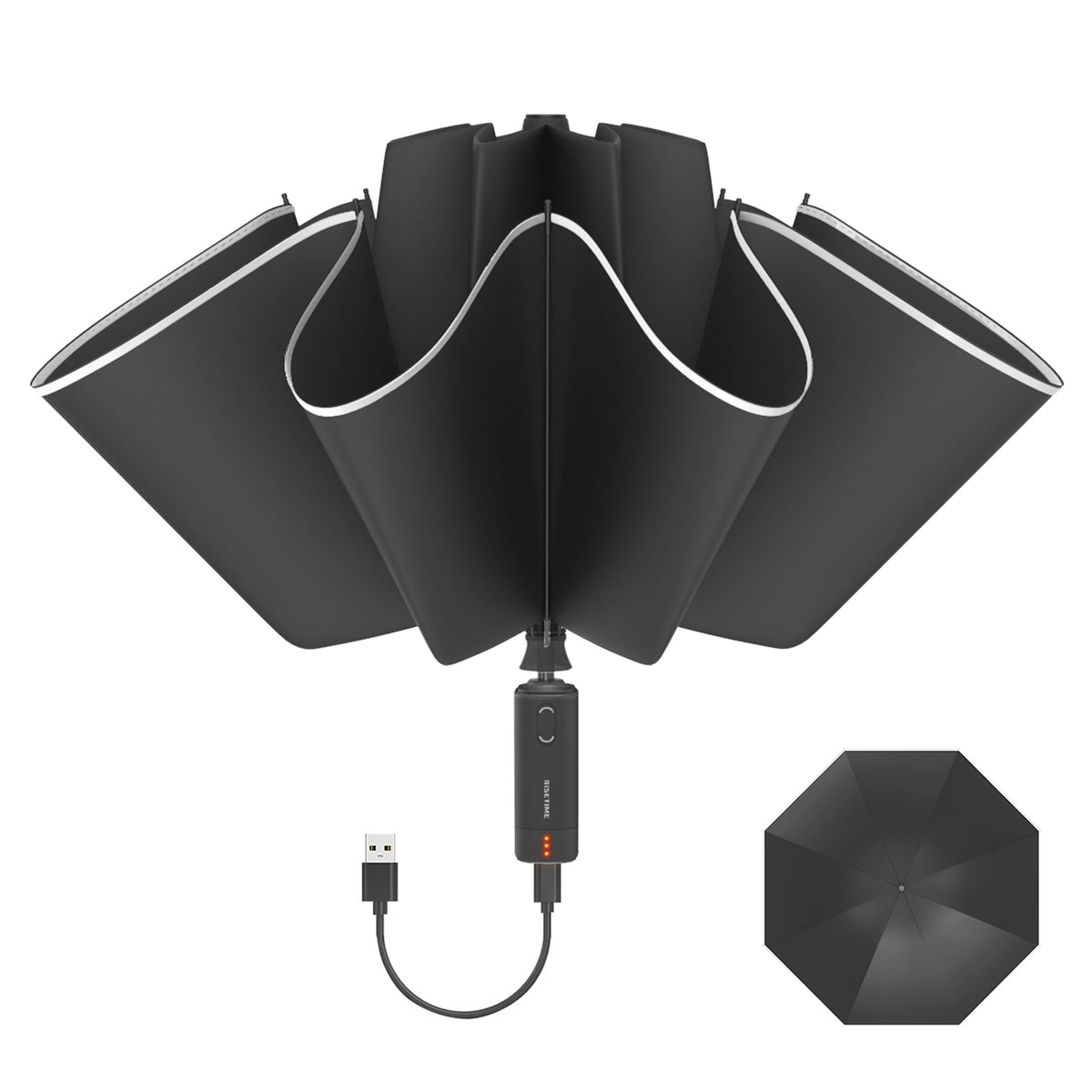 RUMBRELLA xiaomiyoupin Smart Folding Reverse Umbrella One-Button Fully